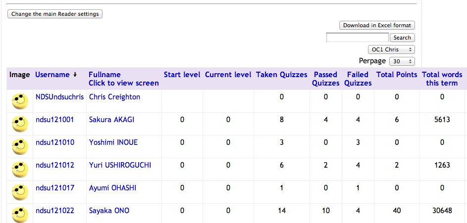 Mreader Graded reader Quizzes - Extensive Reading Central