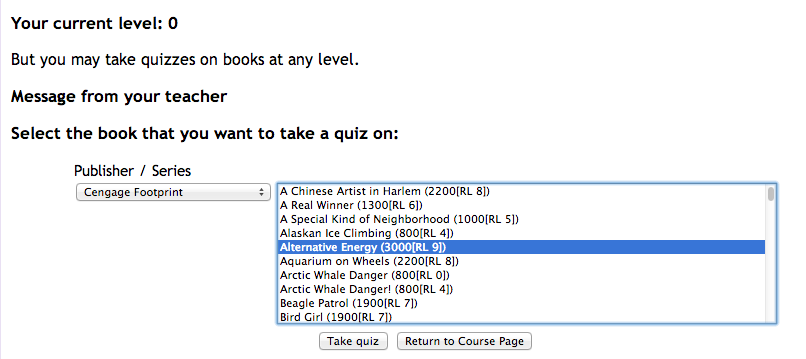 Mreader Graded reader Quizzes - Extensive Reading Central